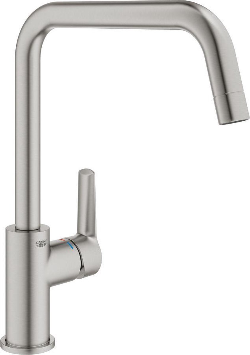 GROHE QuickFix Start Keukenmengkraan - hoge draaibare uitloop ...