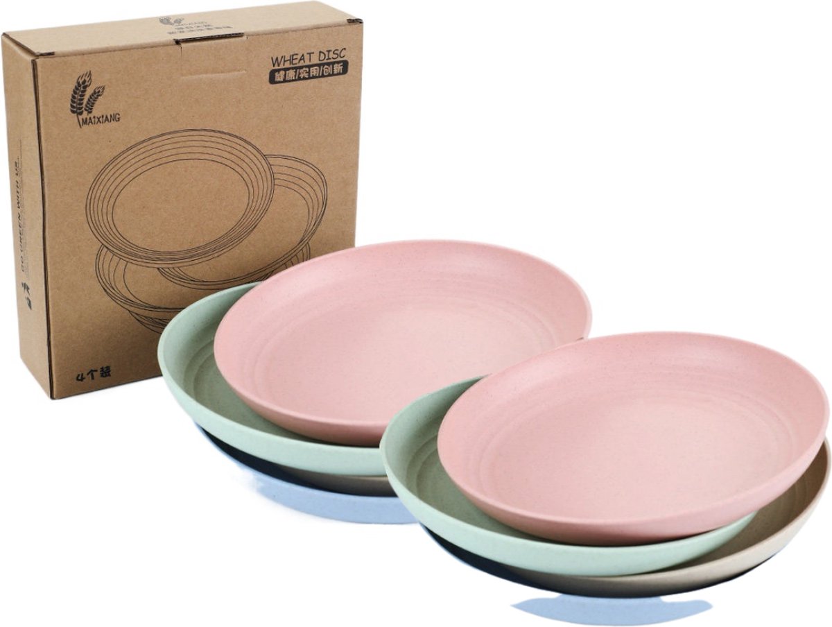 green-goose® Bio-based Borden | Set van 8 | 19.5x3 cm | Duurzame ...